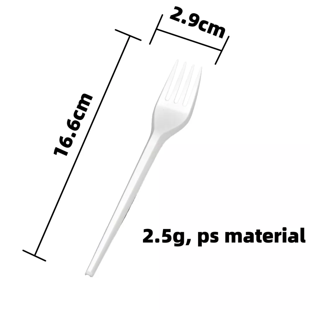 SY-PSC01 Medium Weight PS Plastic Fork, 2000ct. – Suyang